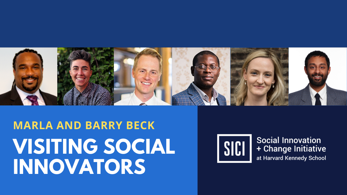 Beck Visiting Social Innovators 2021 - Social Innovation + Change ...